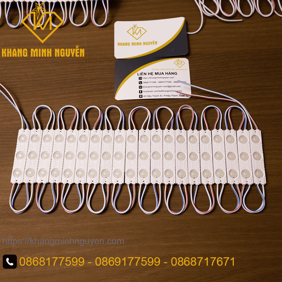 Led dán modul 3 bóng 6113 - 12V sử dụng chip 2835 siêu sáng