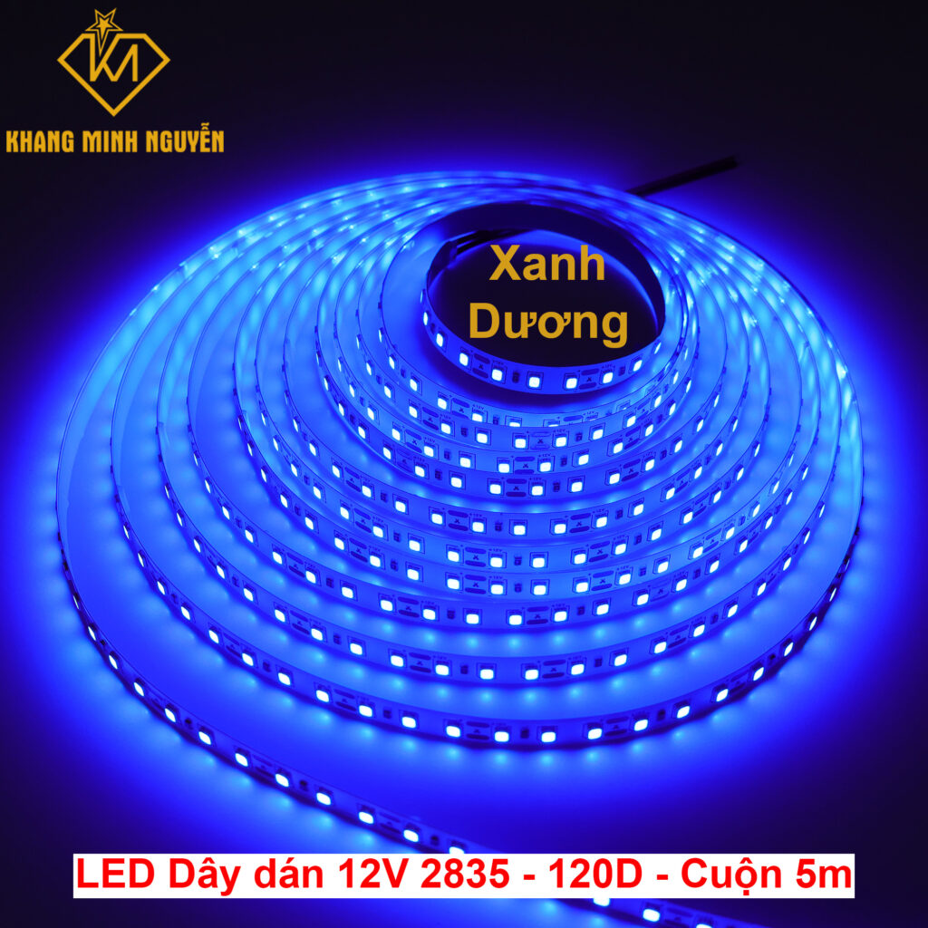 [Giá công trình] Đèn LED dây 12V 2835 SMD 120 led/mét - màu đỏ
